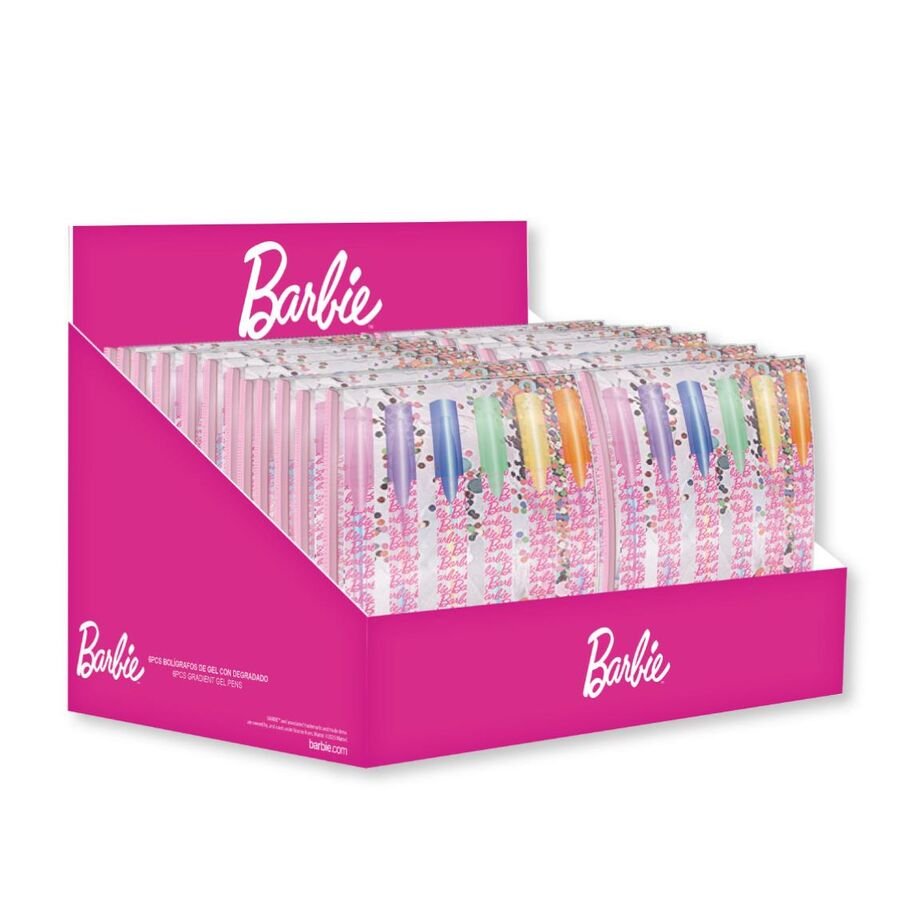 Barbie pack 6 gel pens – Figuras PoP
