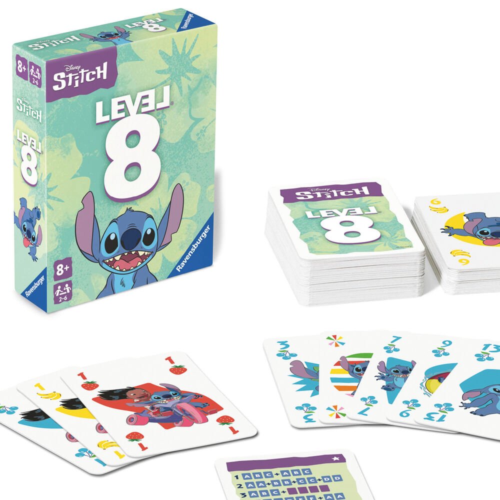 Disney Stitch Level 8 card game – Figuras PoP