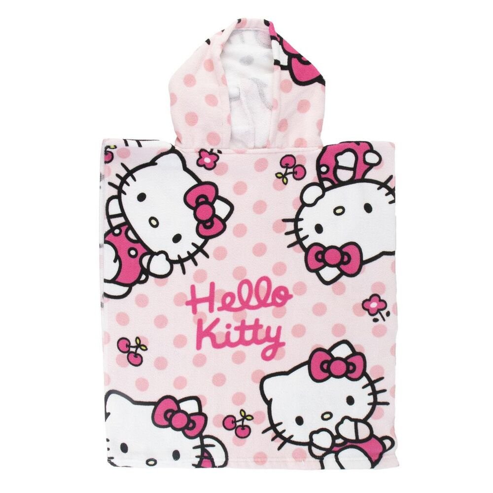 Hello Kitty microfibre poncho beach towel – Figuras PoP